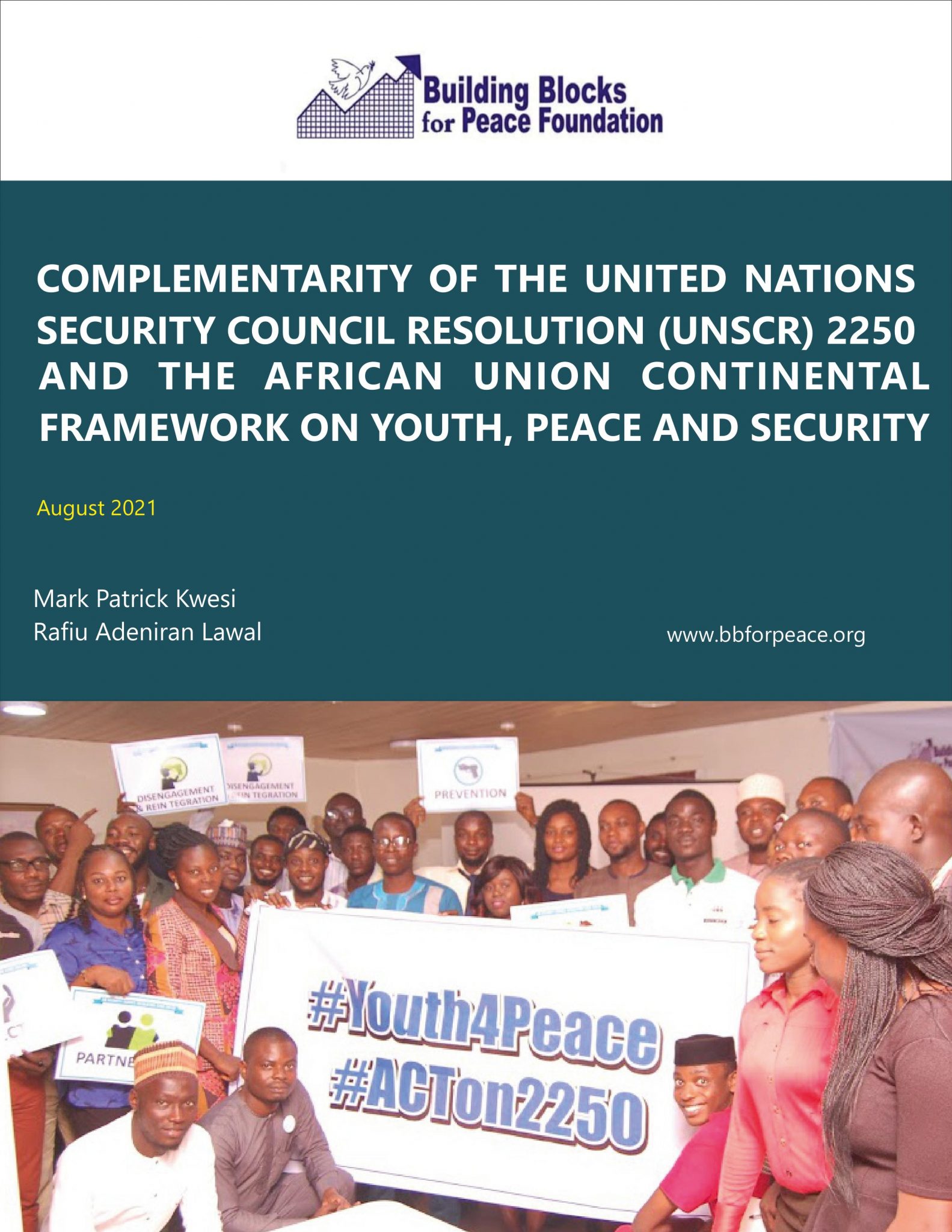 Complementarity of the United Nations Security Council Resolution 2250 ...